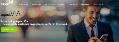 Aspect Software announces launch of Aspect Via™ - contact-centres.com