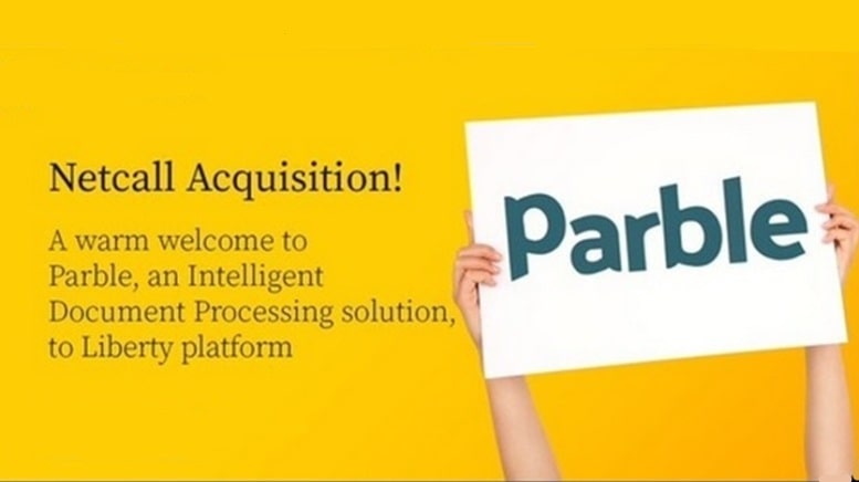 Netcall acquires Belgium-based Intelligent Document Processing Solution, Parble - contact ...