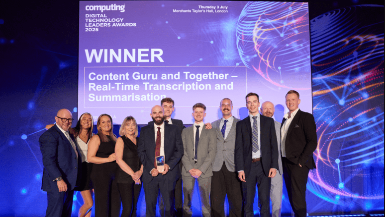 Content Guru & Together Win at Digital Technology Leaders Awards ...
